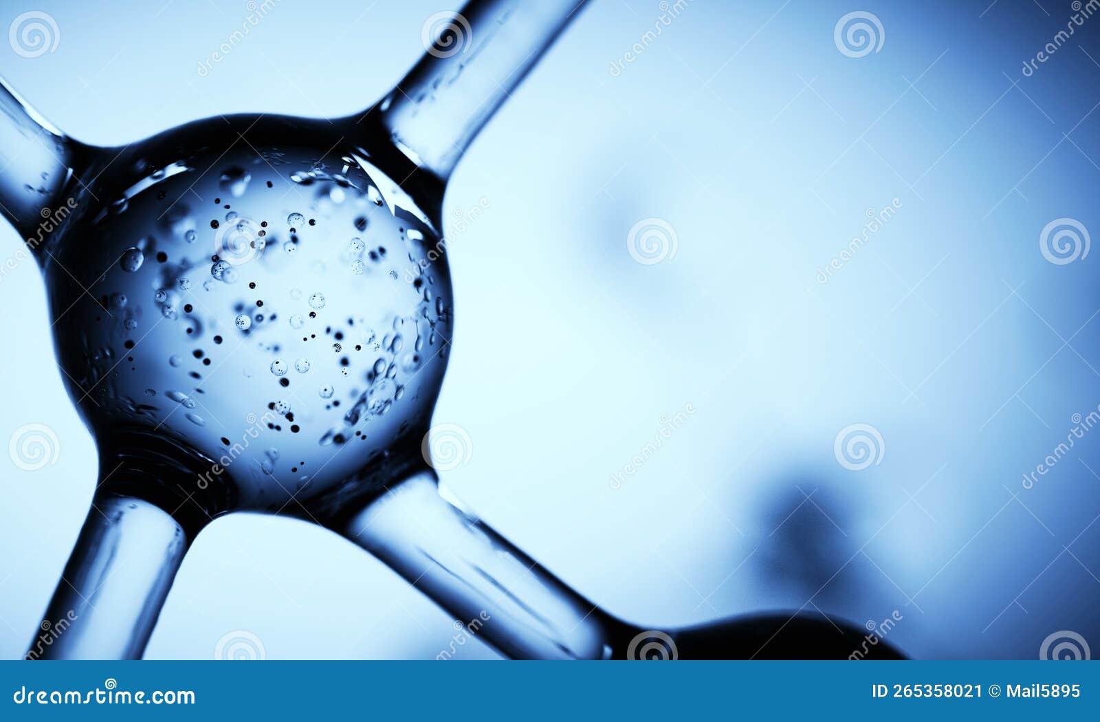 Single Molecule on Microscope Stock Illustration - Illustration of copy ...