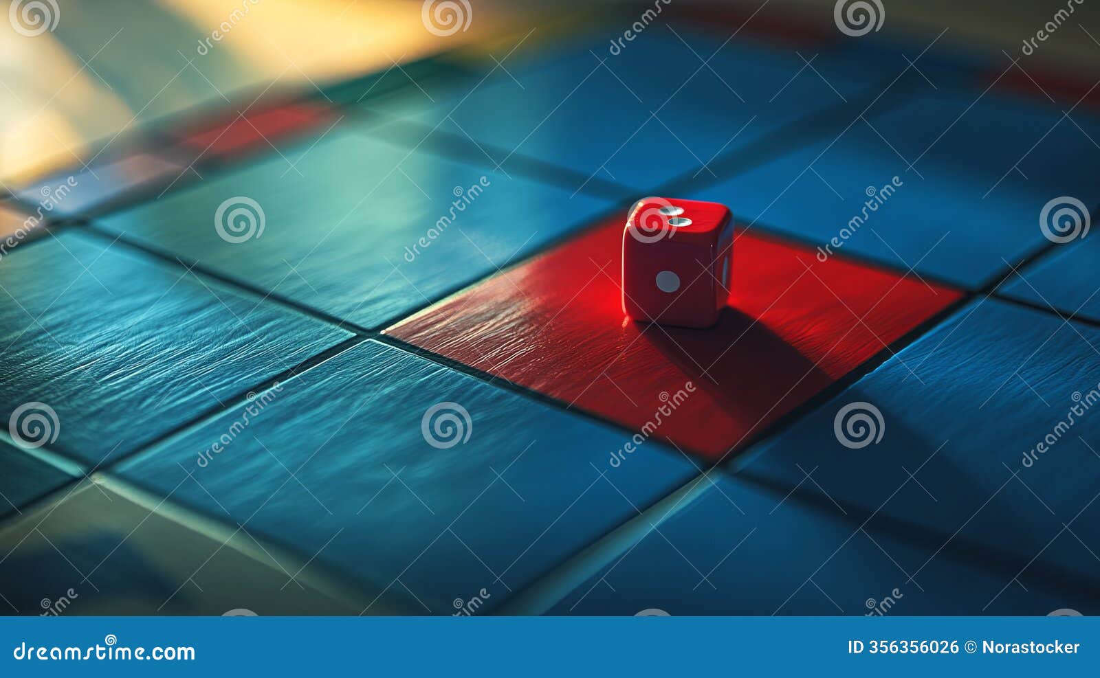 A Single Monopoly Token Placed on a Corner Square of the Board Stock ...