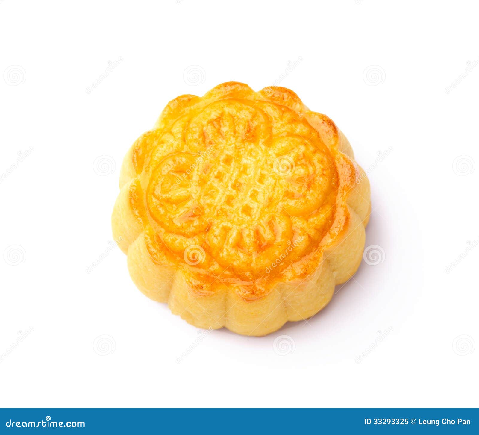 Single moon cake stock image. Image of baked, midautumn - 33293325