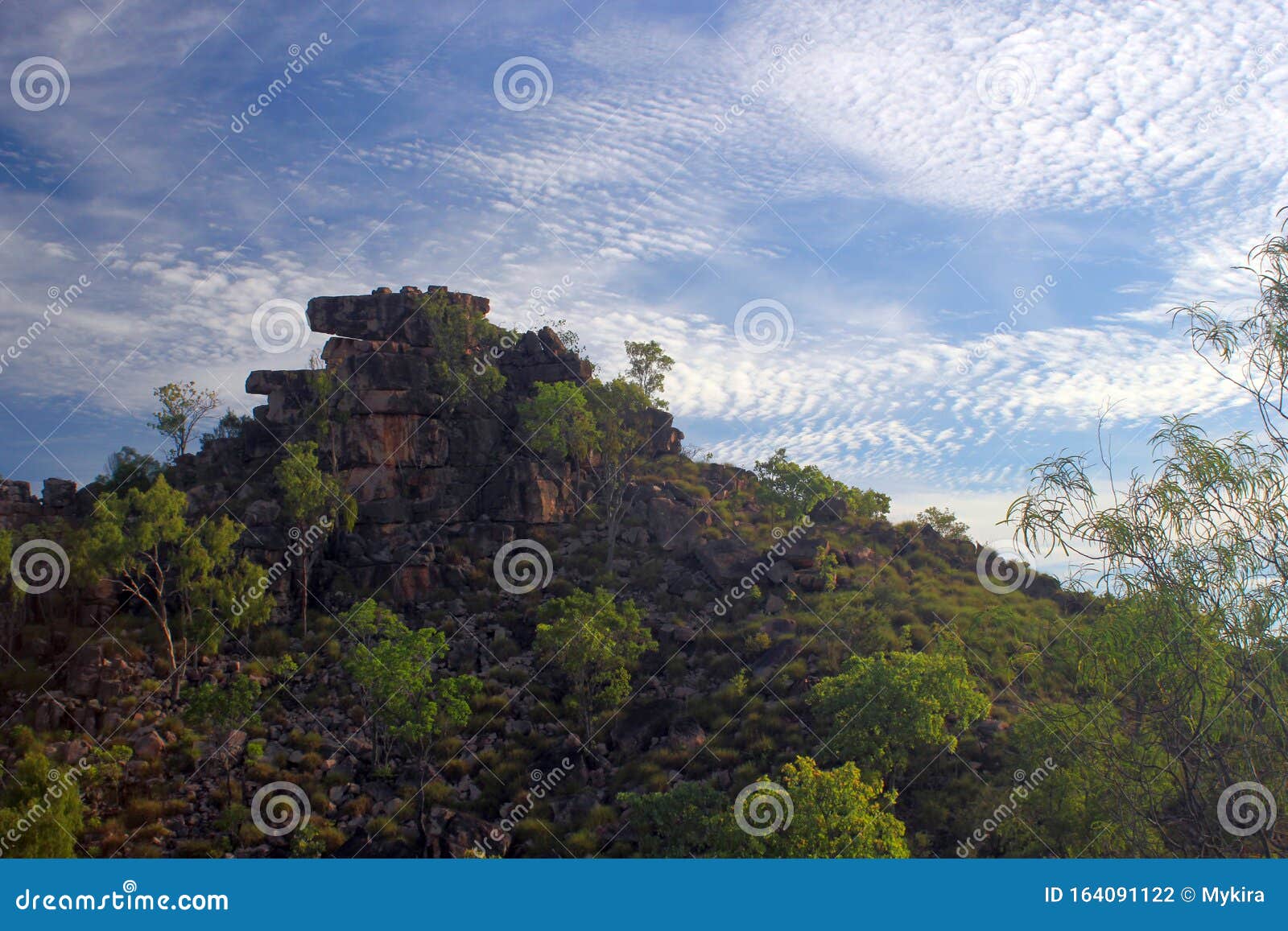 Single Mountain in Northern Territory, Australia Stock Photo - Image of ...