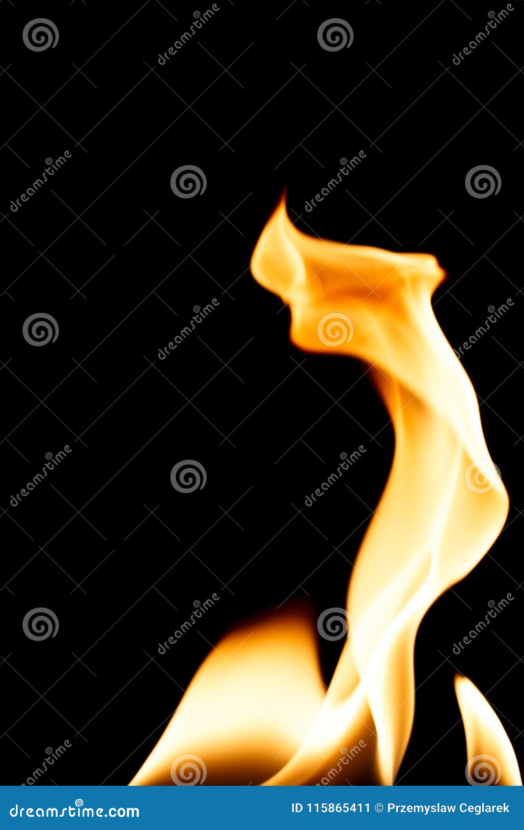 Real flame - fire. stock image. Image of design, flammable - 115865411