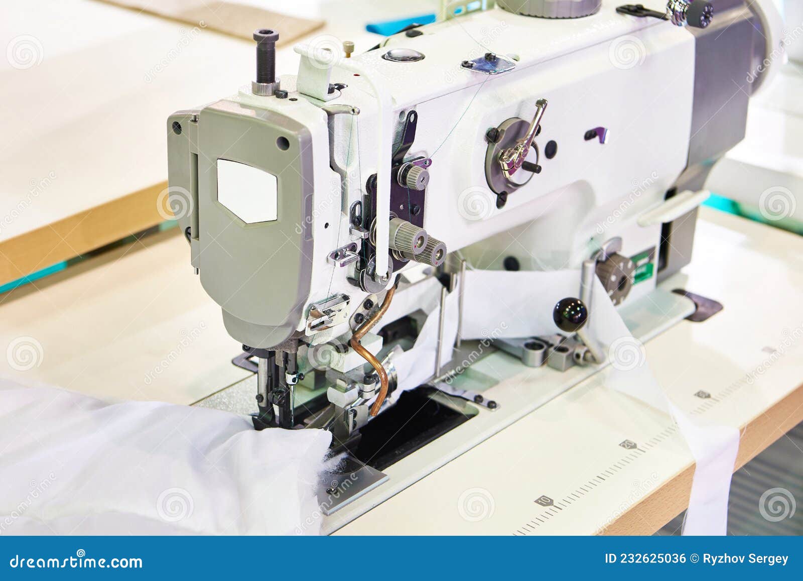 Single Needle Lockstitch Machine Stock Photo - Image of labor ...