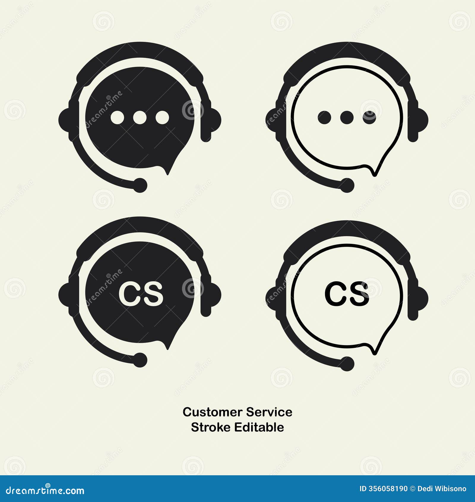 Call Center Icons. Customer Service, Customer Support, Headset ...