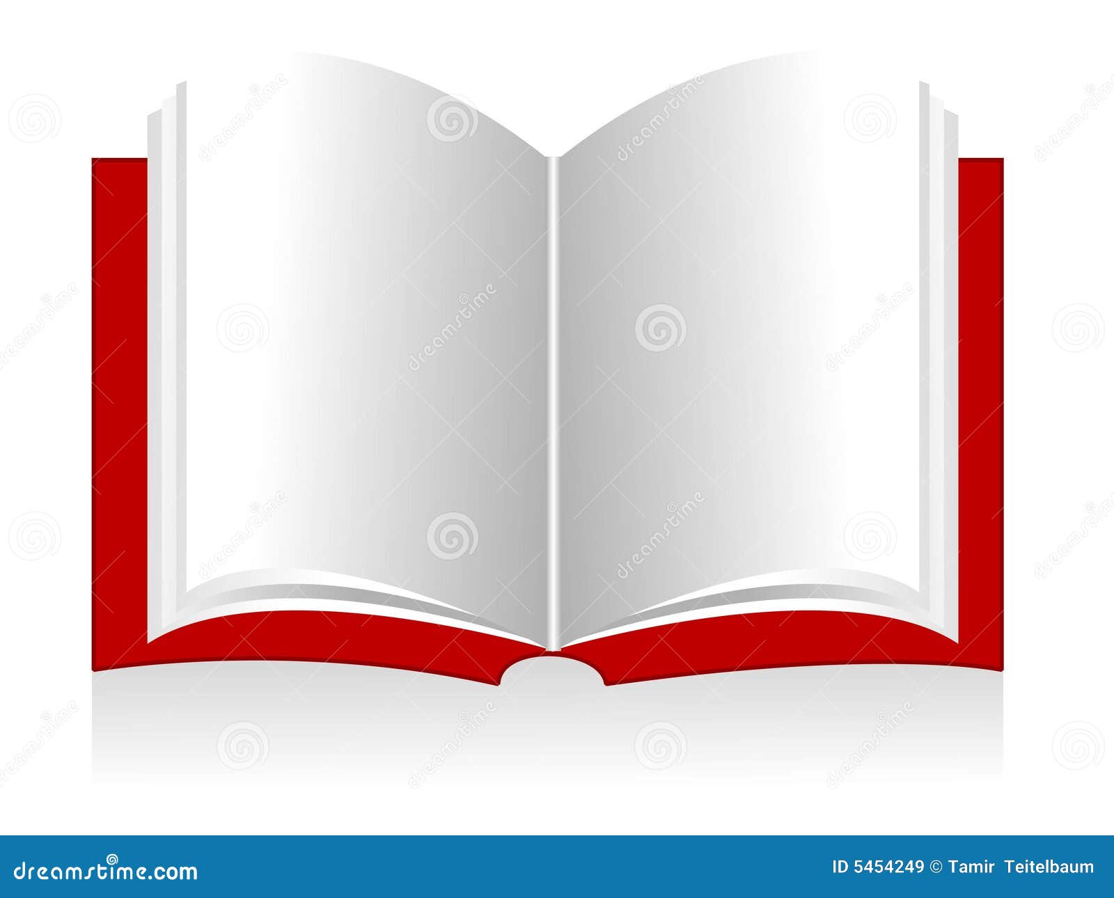 Single Open Book Royalty Free Stock Images - Image: 5454249