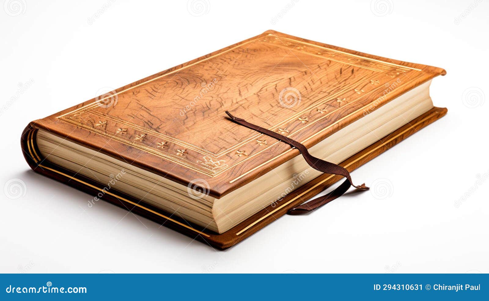 A Single Open Book Isolated on White Stock Illustration - Illustration ...