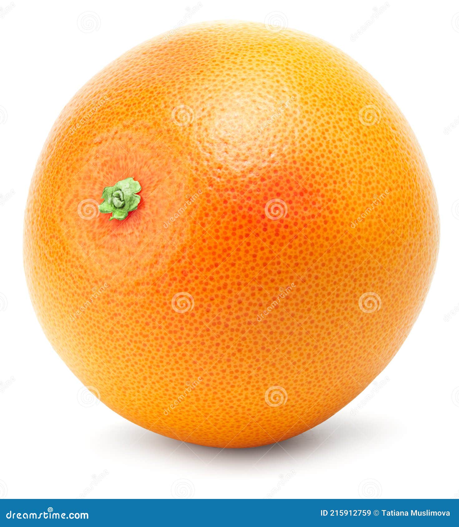 Single Orange Fruit Isolated on White Background. Clipping Path Stock ...
