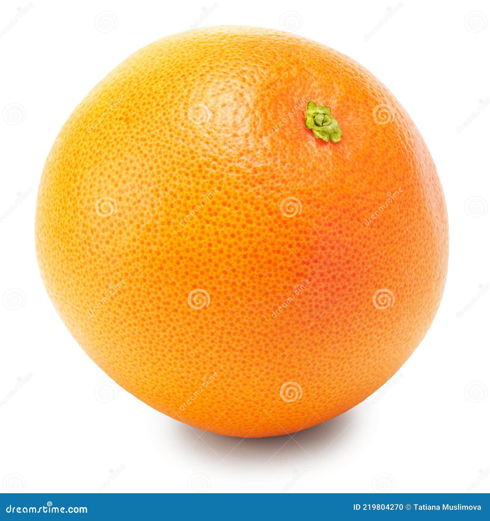 Single Orange Fruit Isolated on White Background. Clipping Path Stock ...