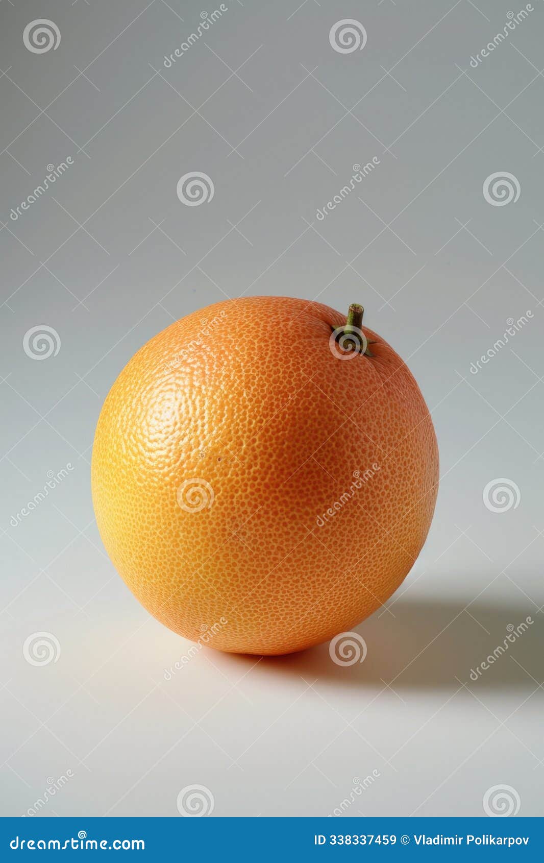 A Single Orange Sitting on a White Surface Stock Image - Image of ...