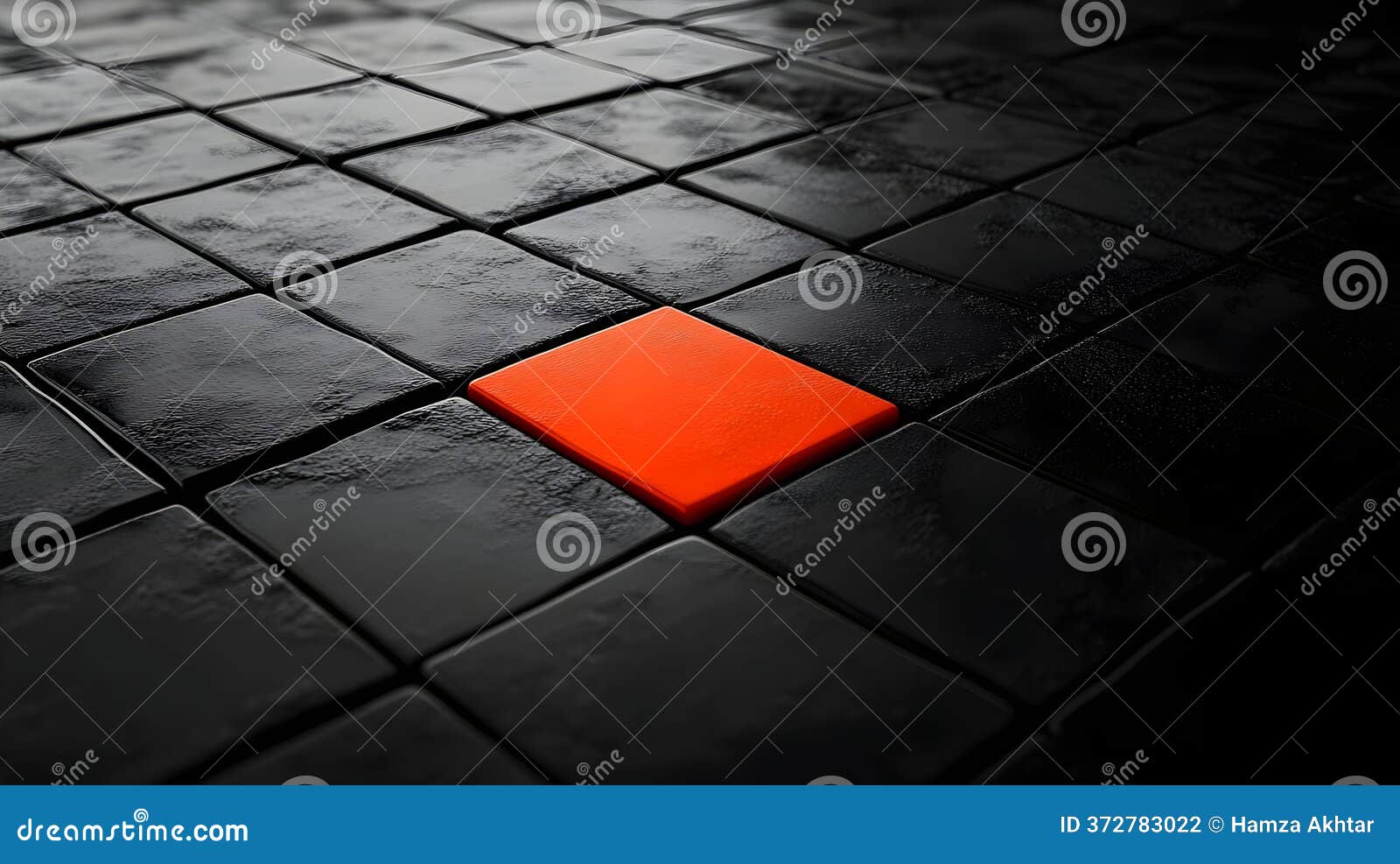 Orange Tile Pattern With Dark Gradient Background Royalty-Free Stock ...
