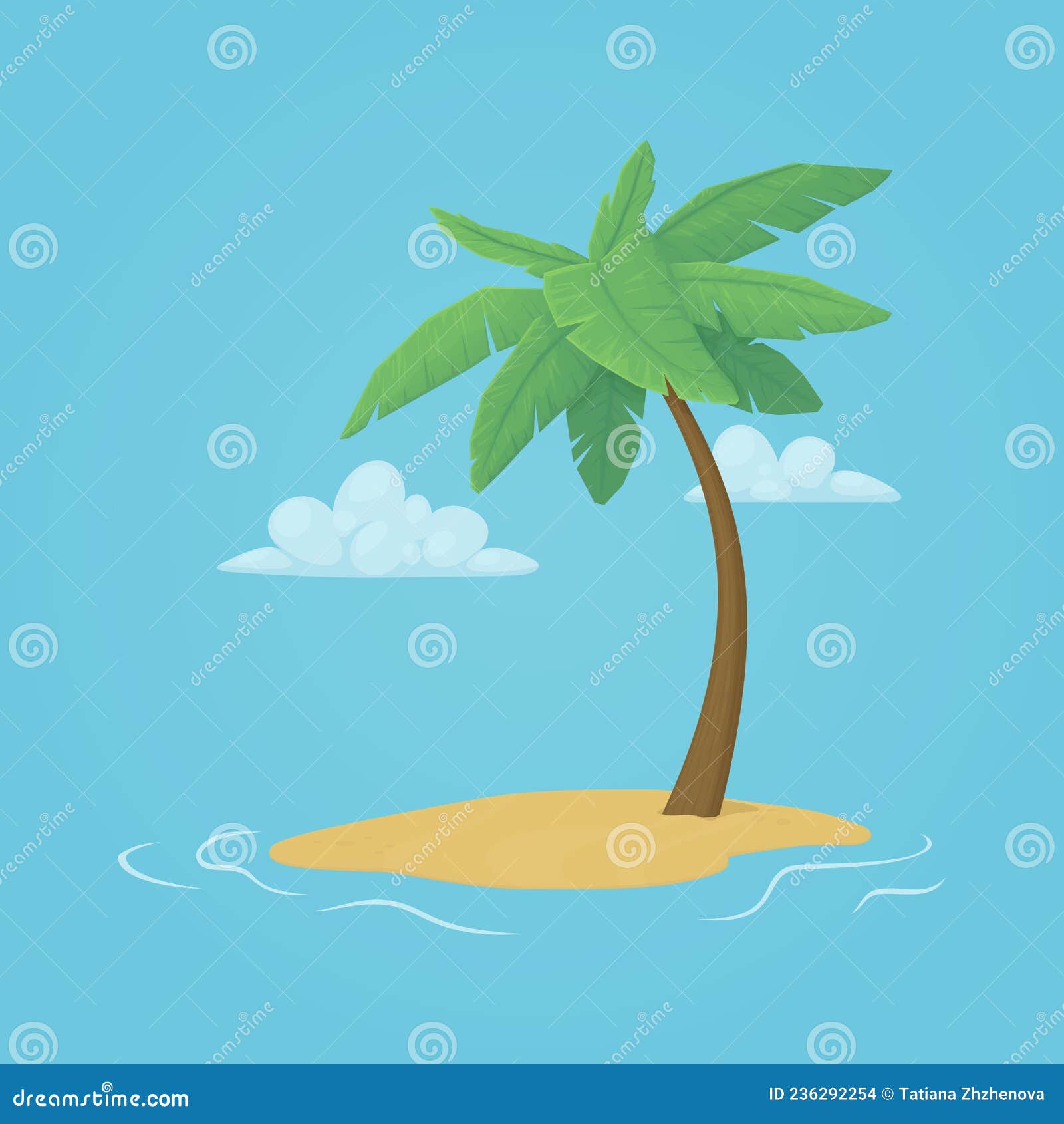 Loneliness Cartoon Vector Poster Template With Text | CartoonDealer.com ...