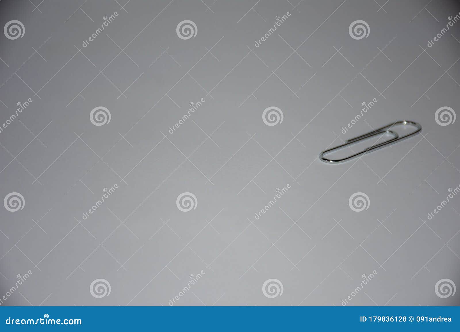Single Paper Note With Paper Clip Stock Photography | CartoonDealer.com ...