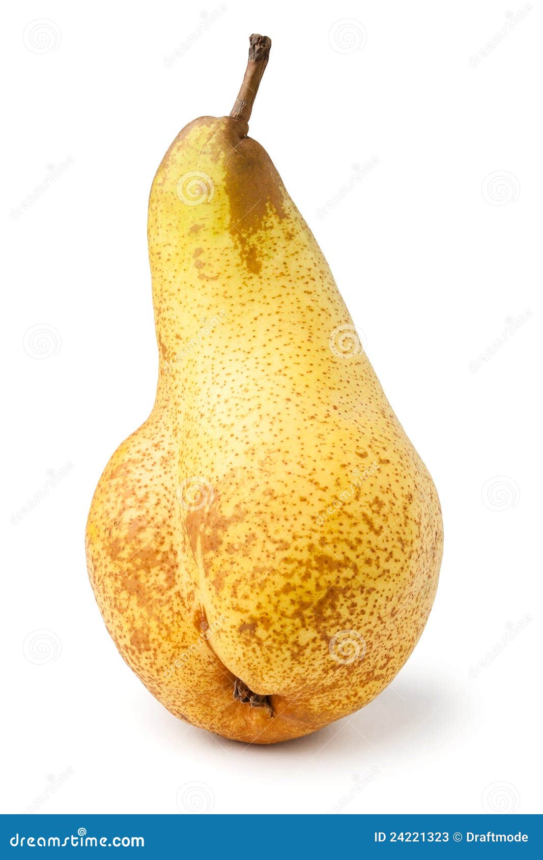 Single pear stock image. Image of shadow, fruits, produce - 24221323