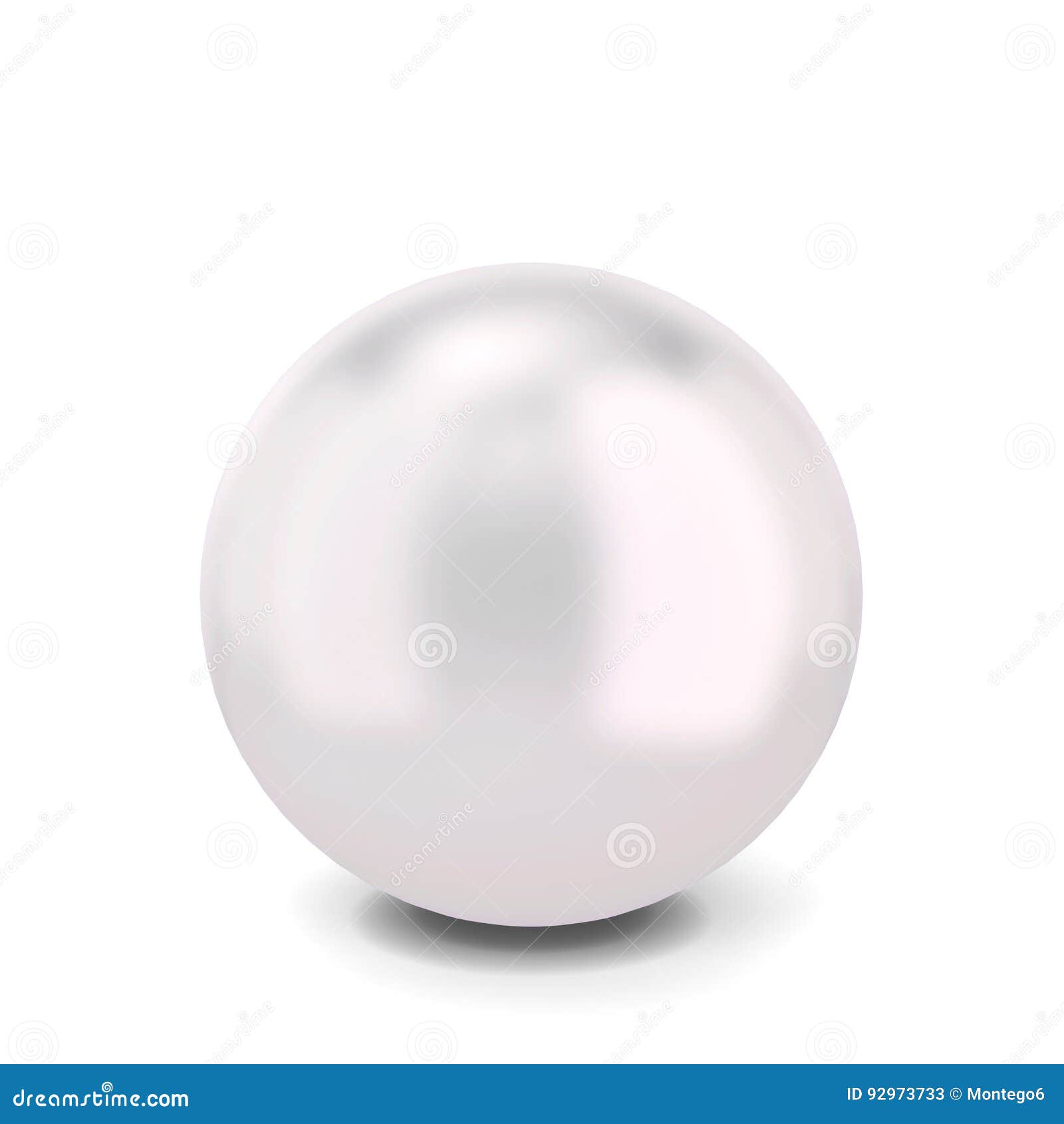 Single pearl stock illustration. Illustration of ball - 92973733