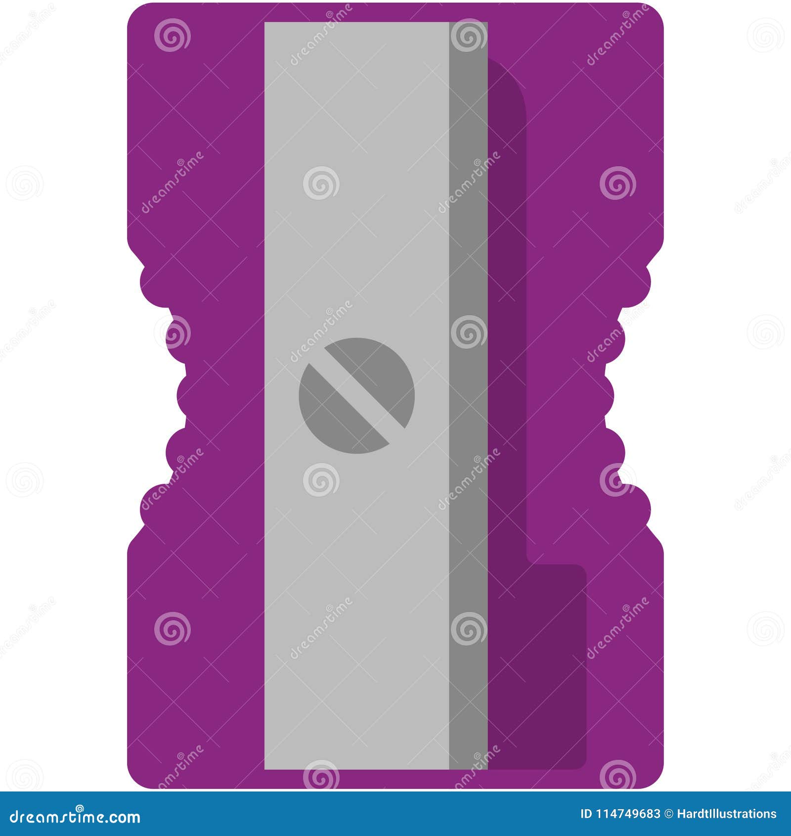 Single Pencil Sharpener Illustration Stock Vector - Illustration of ...