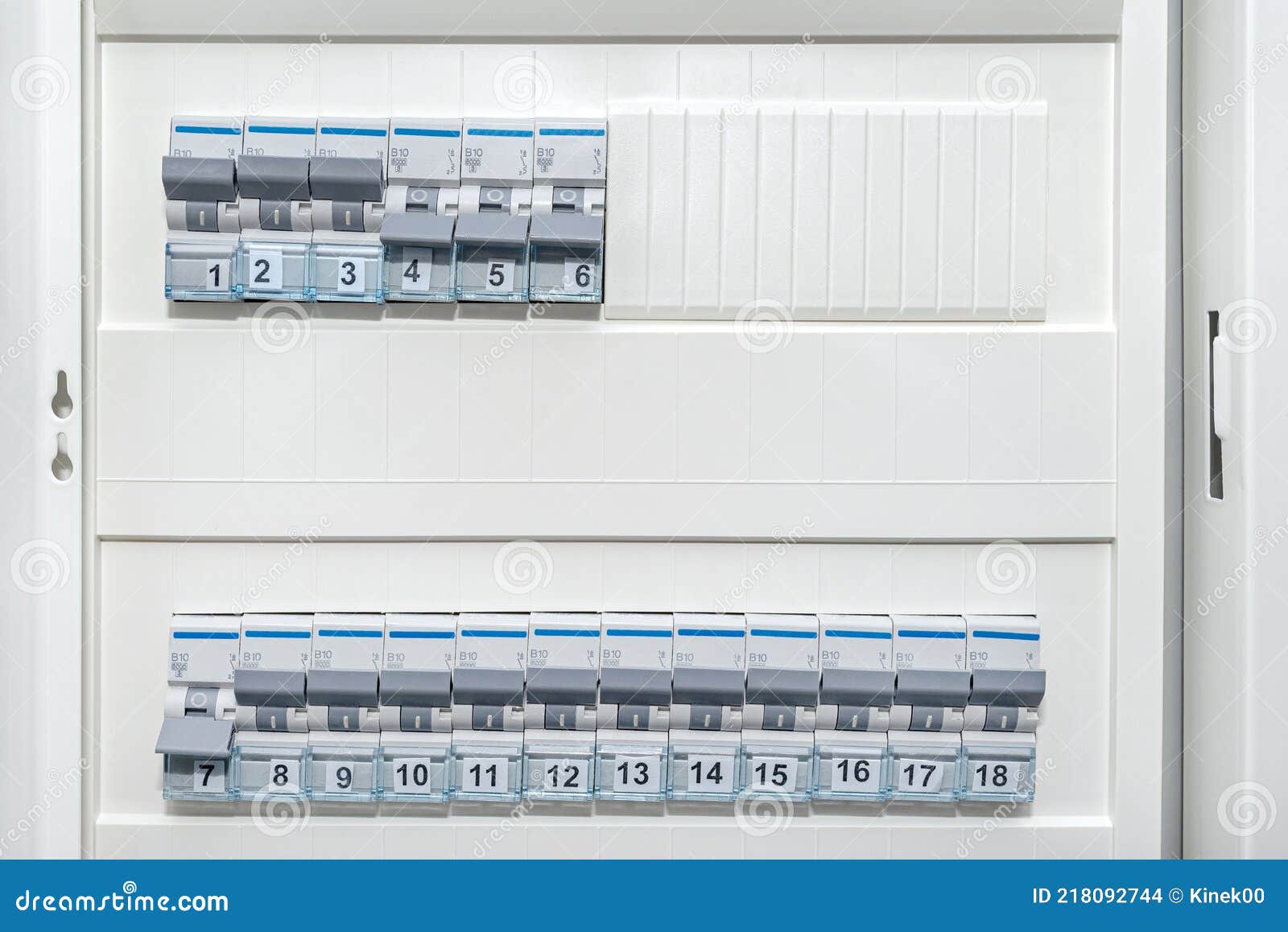 Single-phase Fuses in the on and Off Position, Built into a Box in the ...