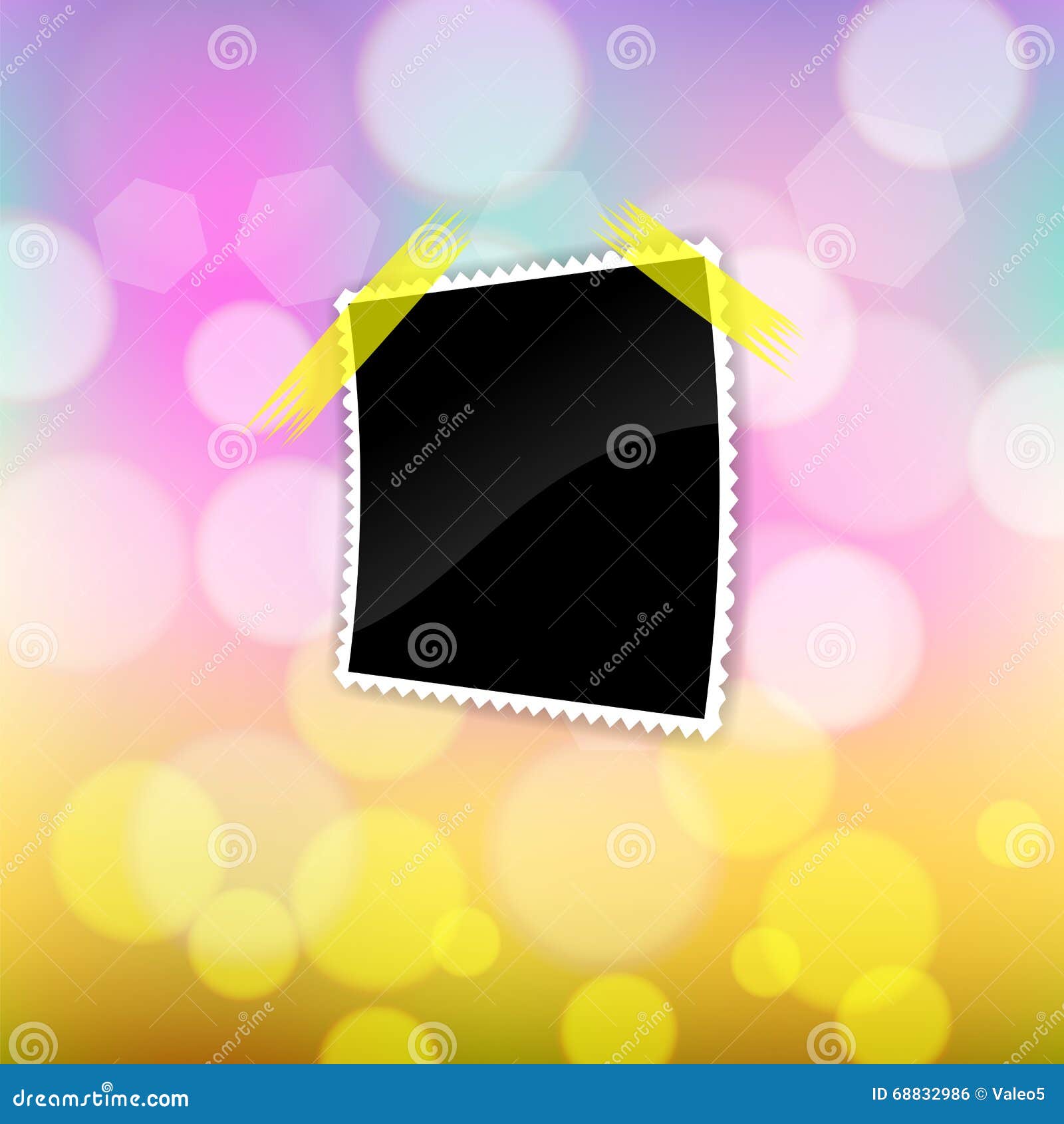 Single Photo Frame stock vector. Illustration of portrait - 68832986