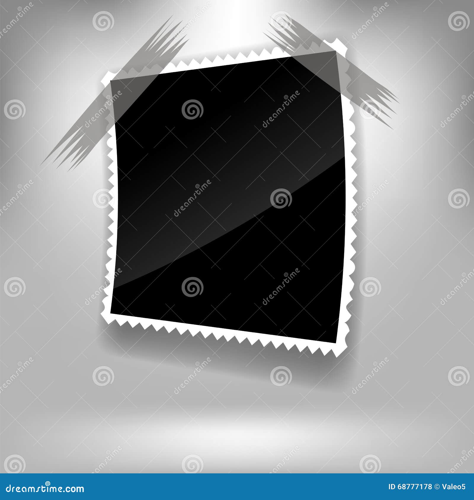 Single Photo Frame stock vector. Illustration of blank - 68777178