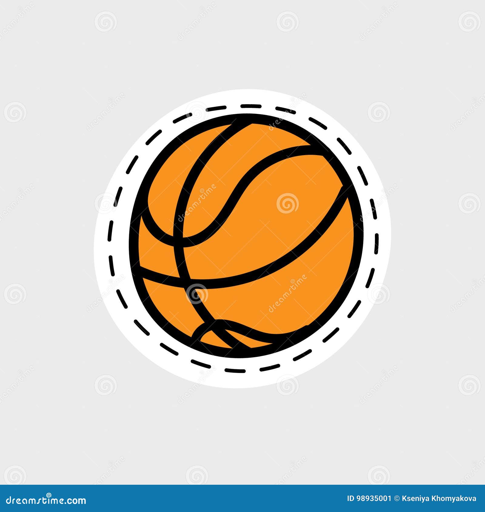 Single Picture Patch or Sticker Stock Vector - Illustration of sample ...