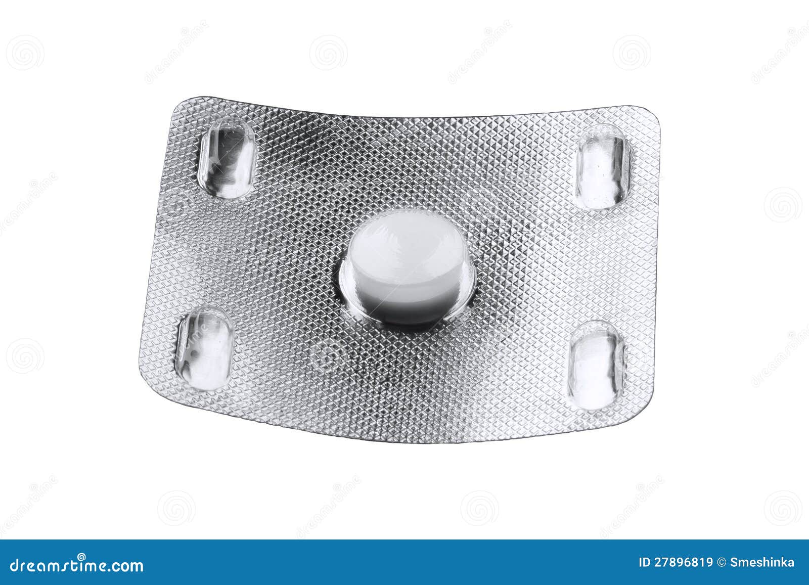 Single Pill Isolated on White Background Stock Image - Image of healthy ...