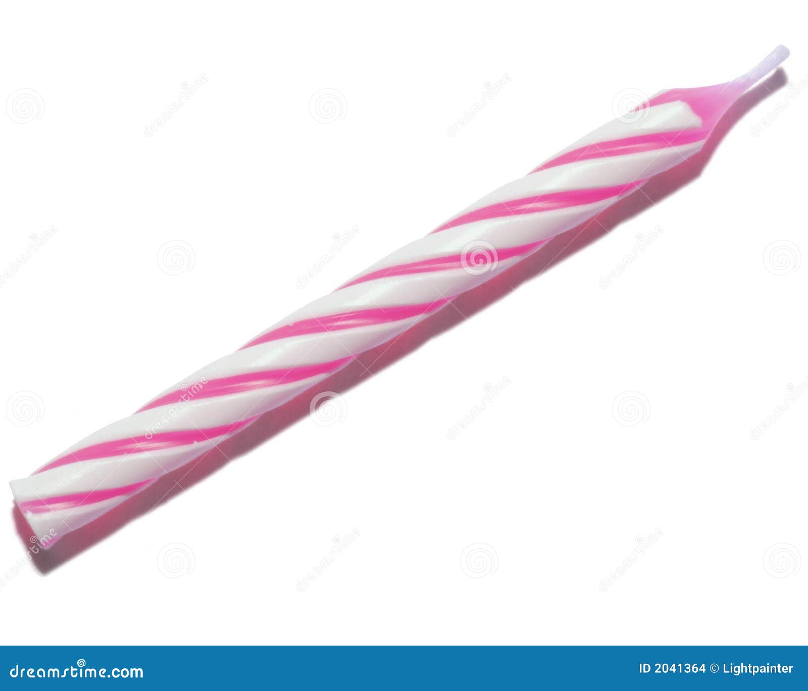 Single pink candle stock photo. Image of friends, celebrate - 2041364