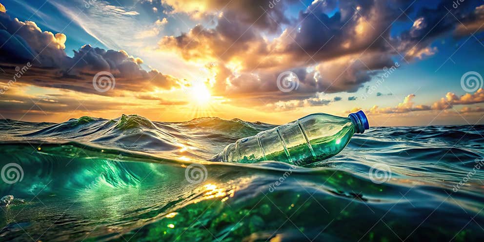 A Single Plastic Bottle a Microcosm of Ocean Plastic Pollution a Visual ...