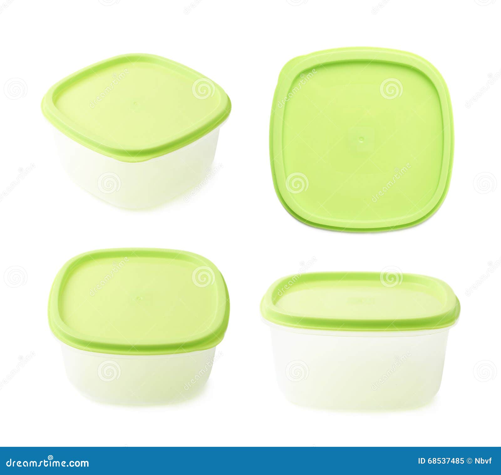Single Plastic Food Container Stock Image - Image of temperature ...