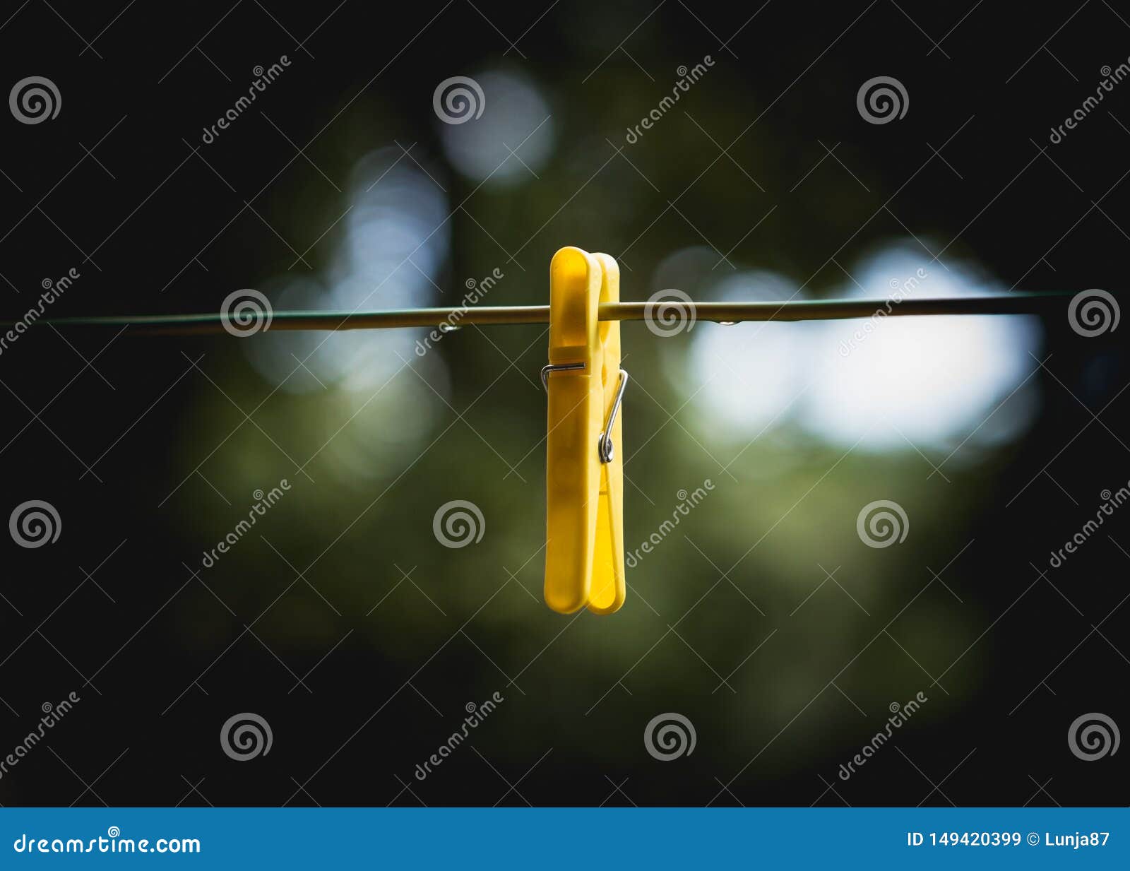 Single plastic Clothes Peg stock image. Image of vintage - 149420399