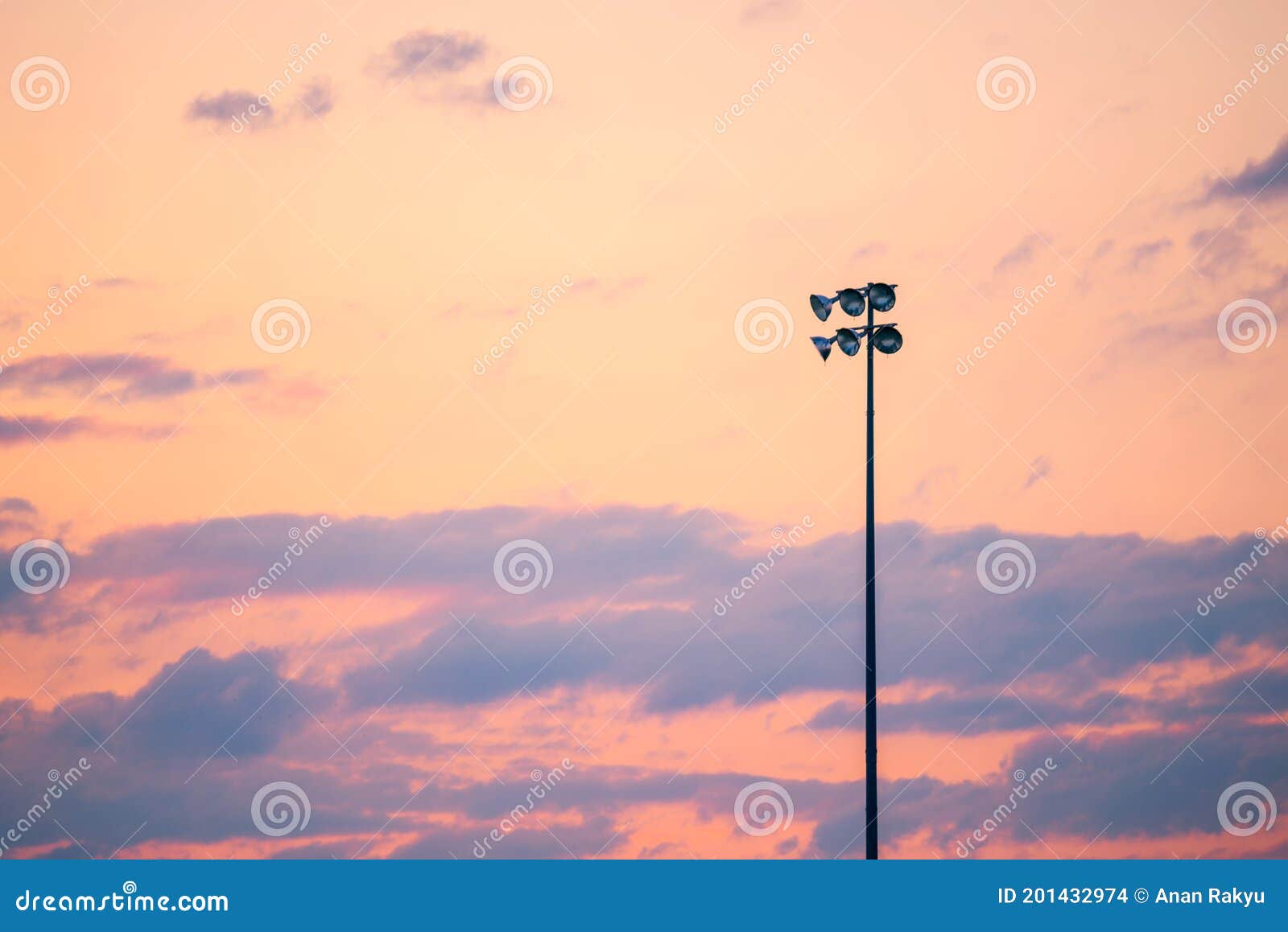 Light Pole And Spotlight Royalty-Free Stock Photography | CartoonDealer ...