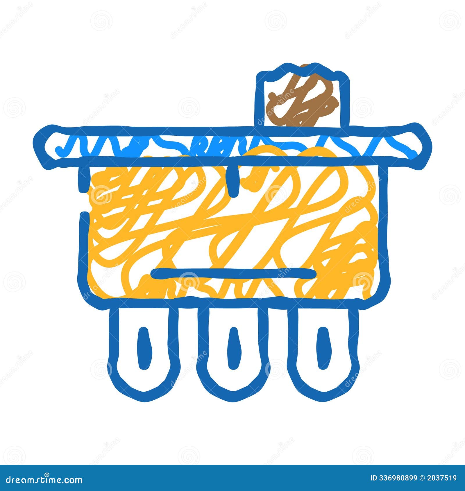 Single Pole Double Throw Electrical Switch Icon Doodle Illustration ...