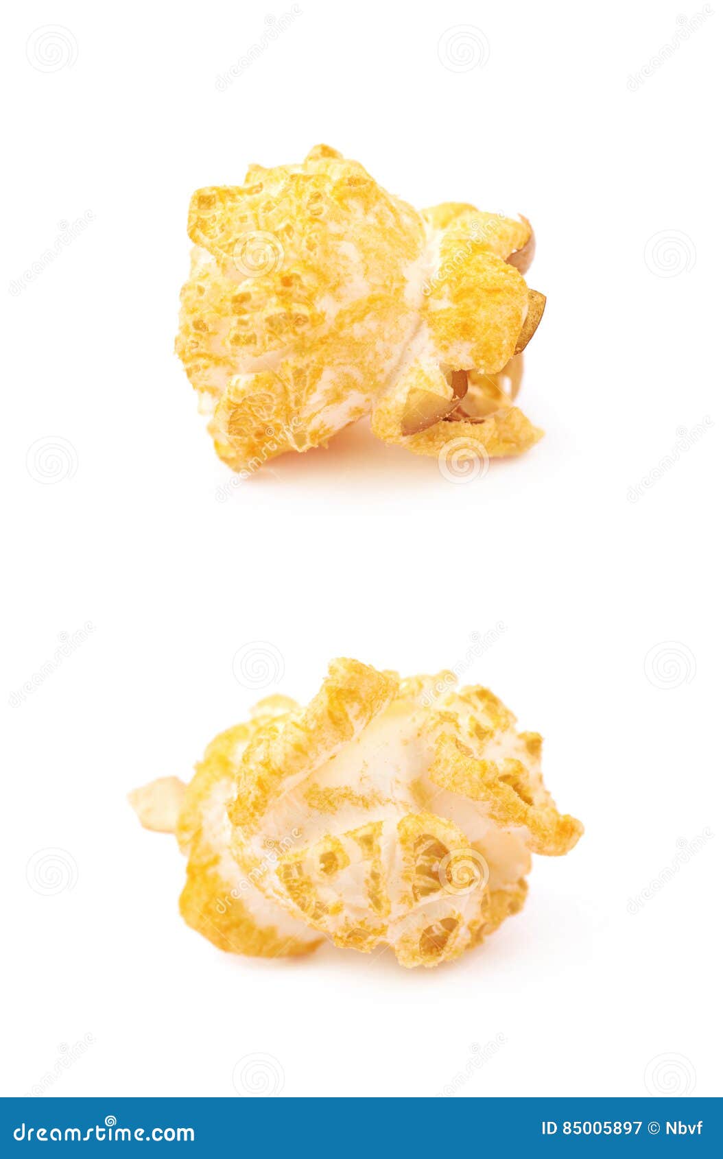 Single Popcorn Flake Isolated Stock Image - Image of fluffy, salt: 85005897