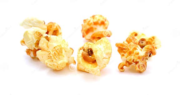 Single popcorn. stock photo. Image of single, caramel - 178837580
