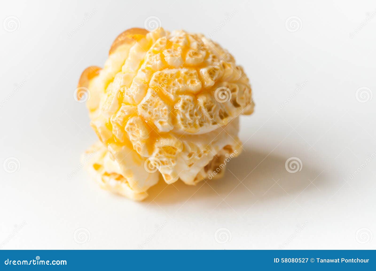 Single Popcorn Stock Photo - Image: 58080527