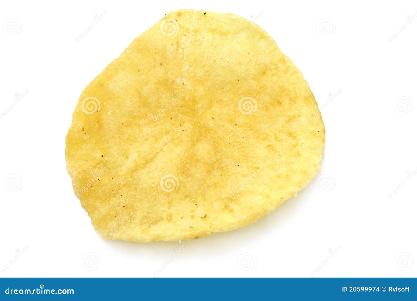 Single Potato Chip Close-up Stock Photo - Image of potato, market: 20599974