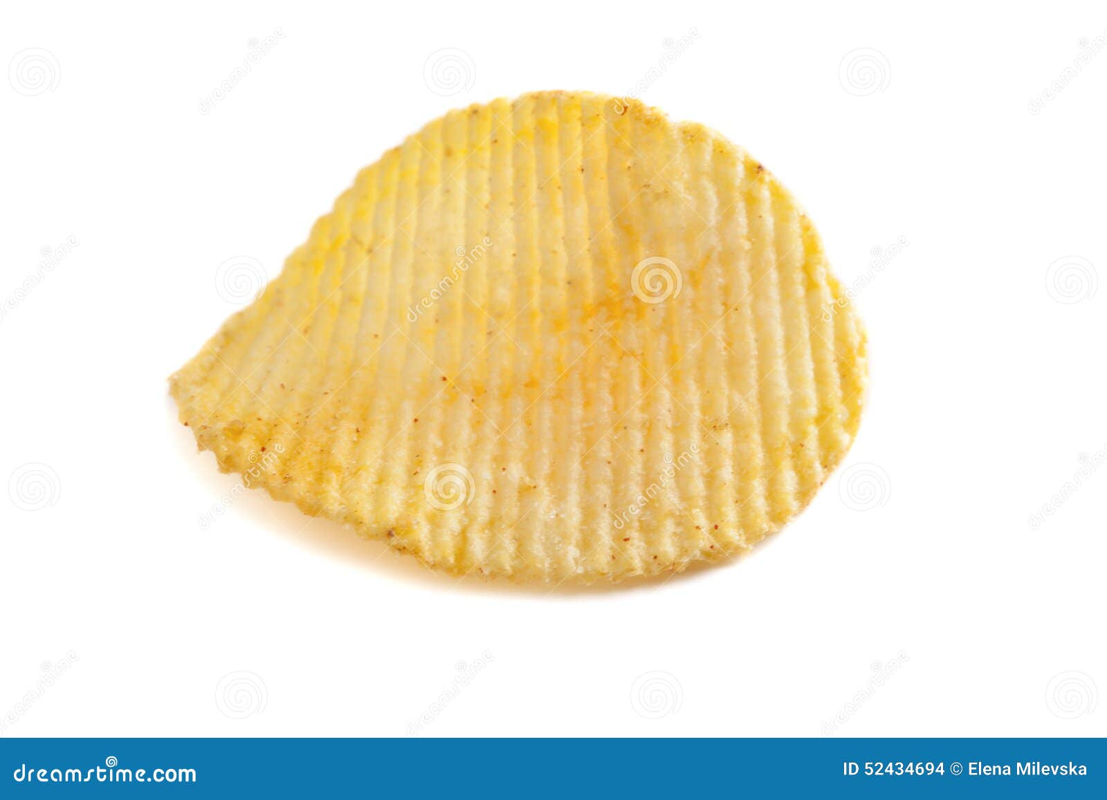 Single potato chip stock photo. Image of nosh, diet, isolated - 52434694