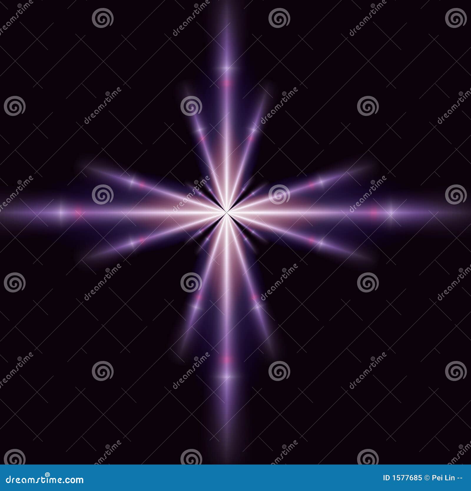 Single Purple Star stock illustration. Illustration of mystical - 1577685