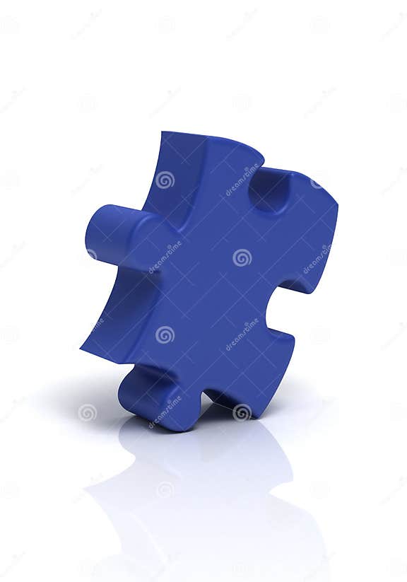 Single Puzzle stock illustration. Illustration of digitally - 26072292