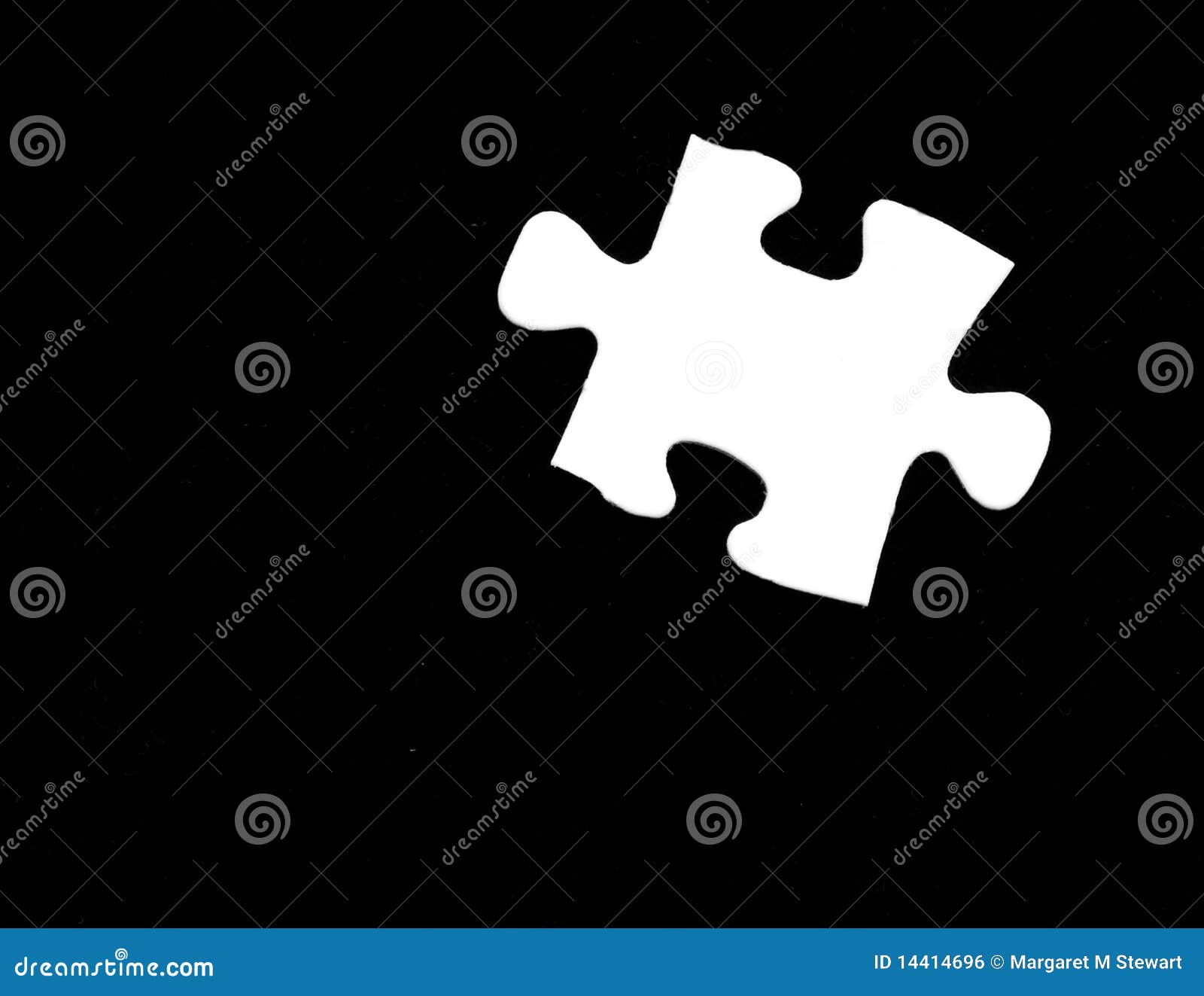 Single puzzle piece stock photo. Image of puzzle, missing - 14414696