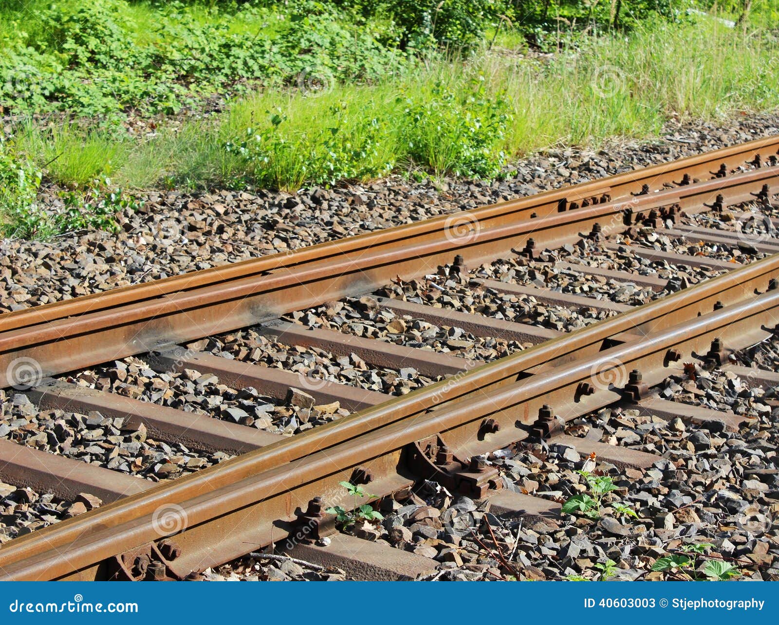 Single Rail stock image. Image of infrastructure, backgrounds - 40603003