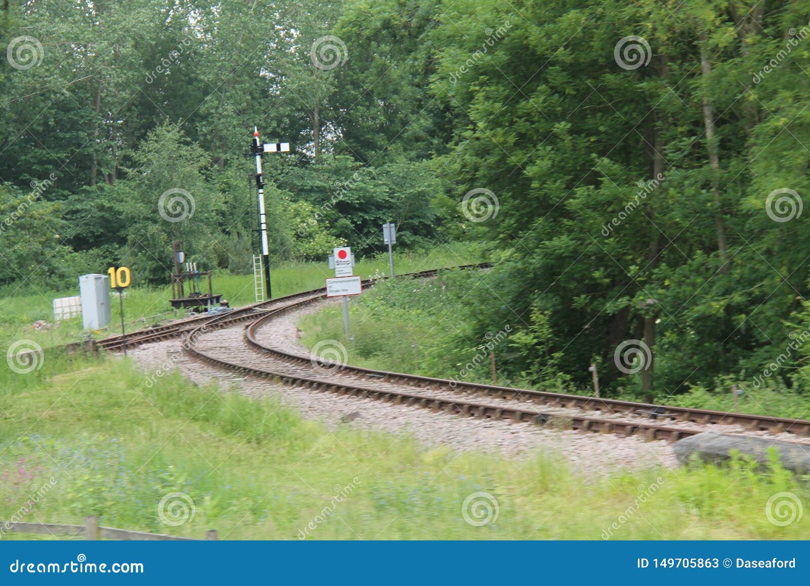 Single Railway Junction. stock image. Image of retro - 149705863