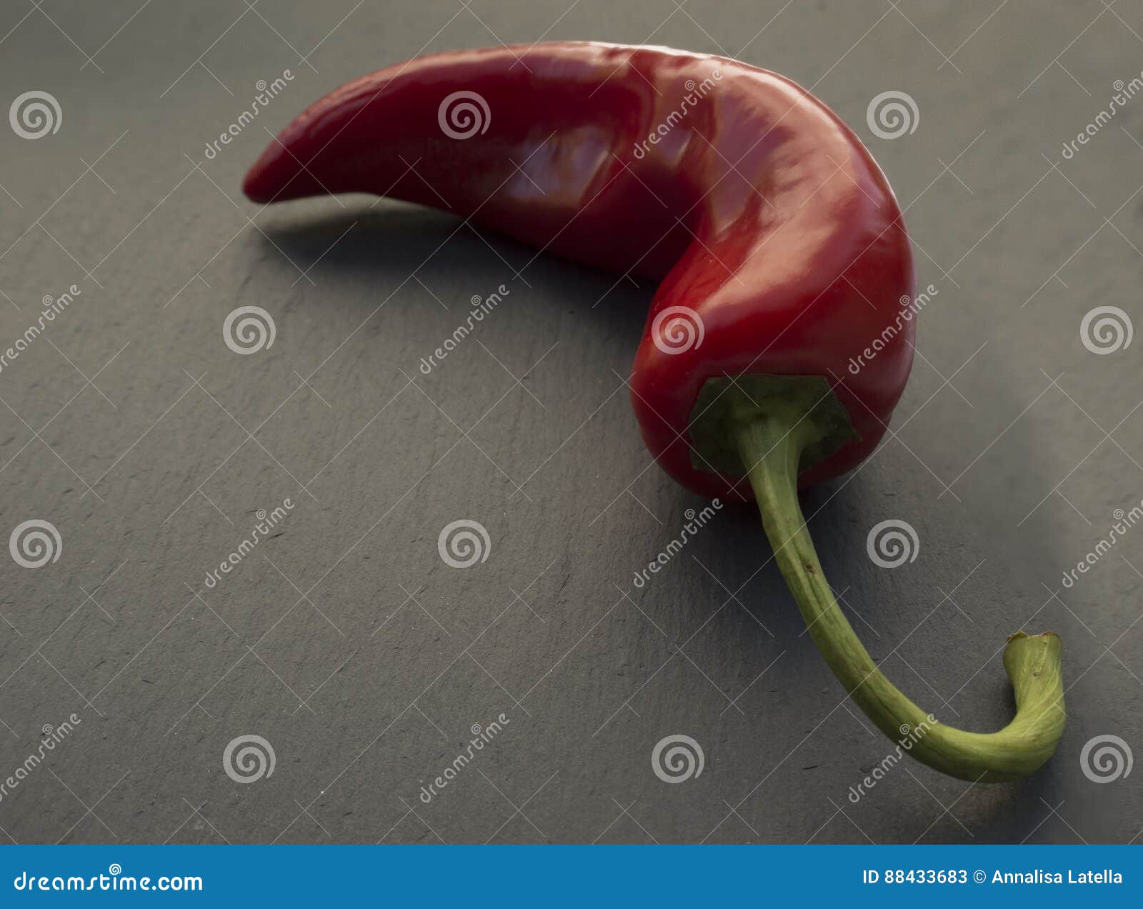 Single red bell pepper stock image. Image of mexico, plant - 88433683
