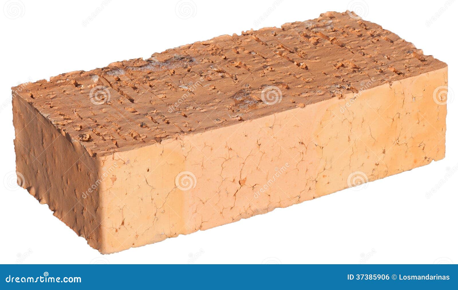 Single red brick isolated stock photo. Image of isolated - 37385906