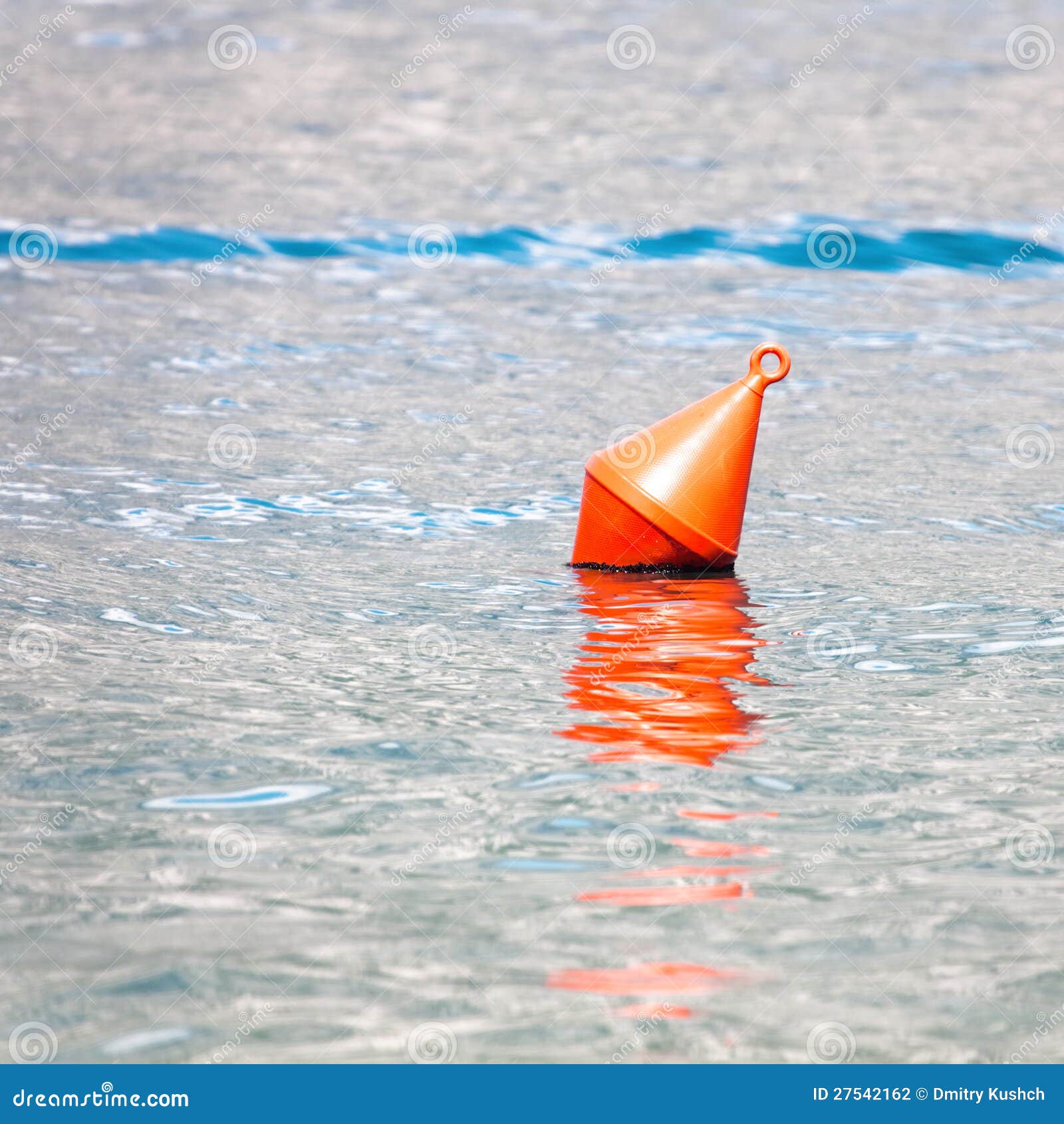 Single red buoy stock photo. Image of beacon, outdoor - 27542162