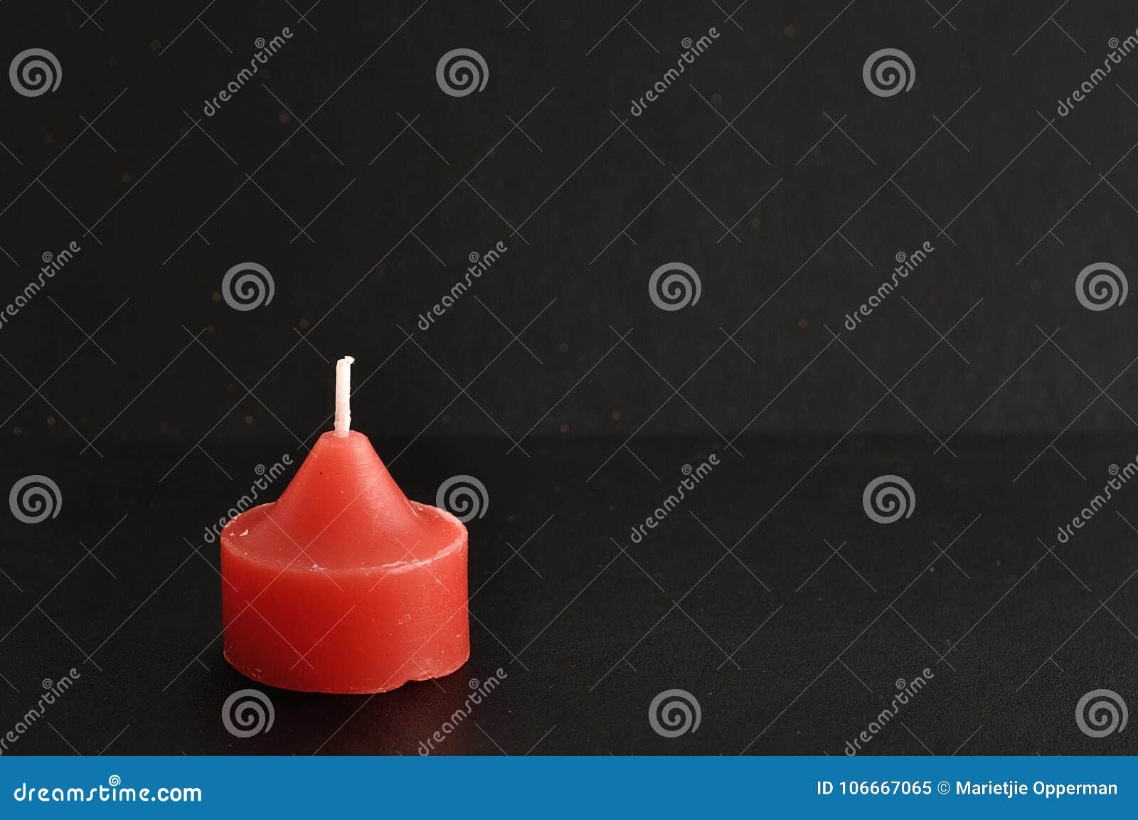 A single red candle stock image. Image of decorative - 106667065