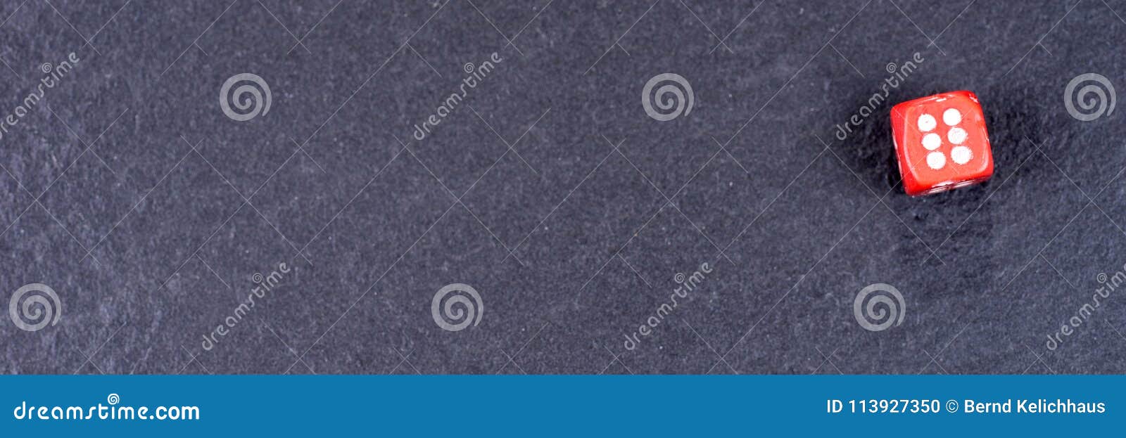 Single Red Dice on Black Background Stock Photo - Image of plastic ...