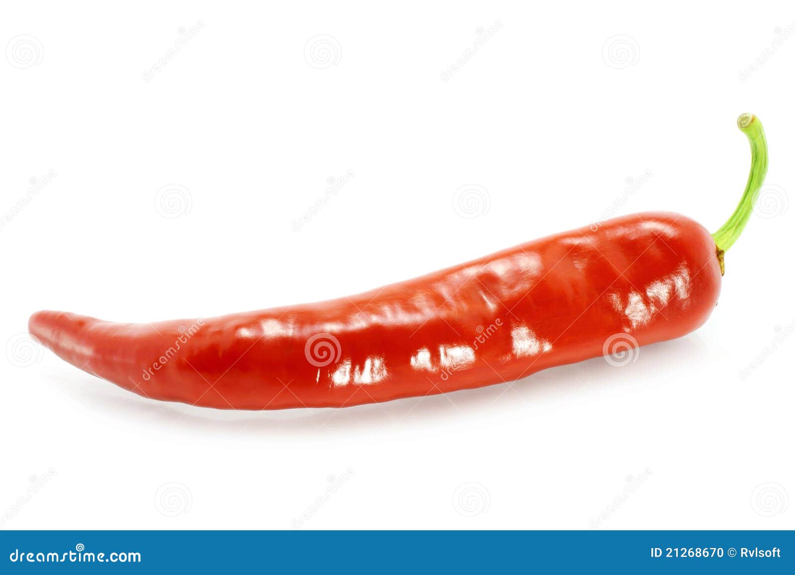 Single Red Hot Chili Peppers Stock Photo - Image of background ...