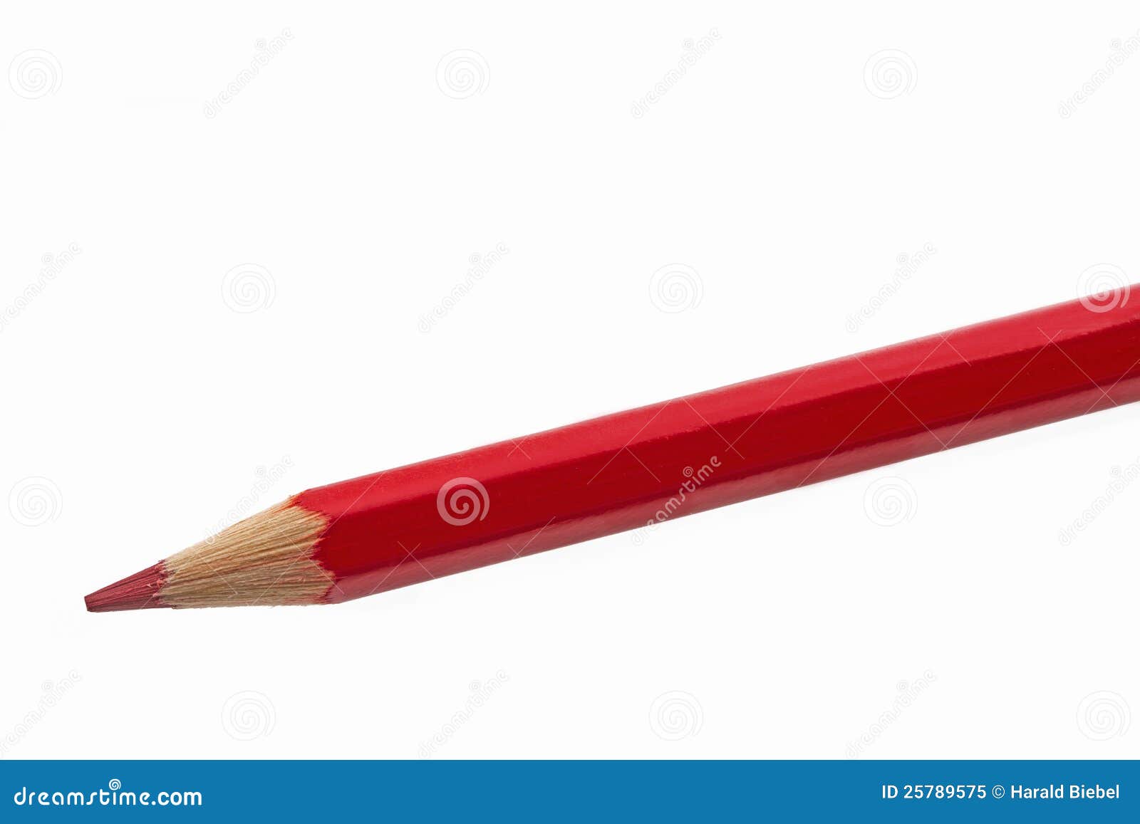 Single red pencil stock image. Image of write, color - 25789575
