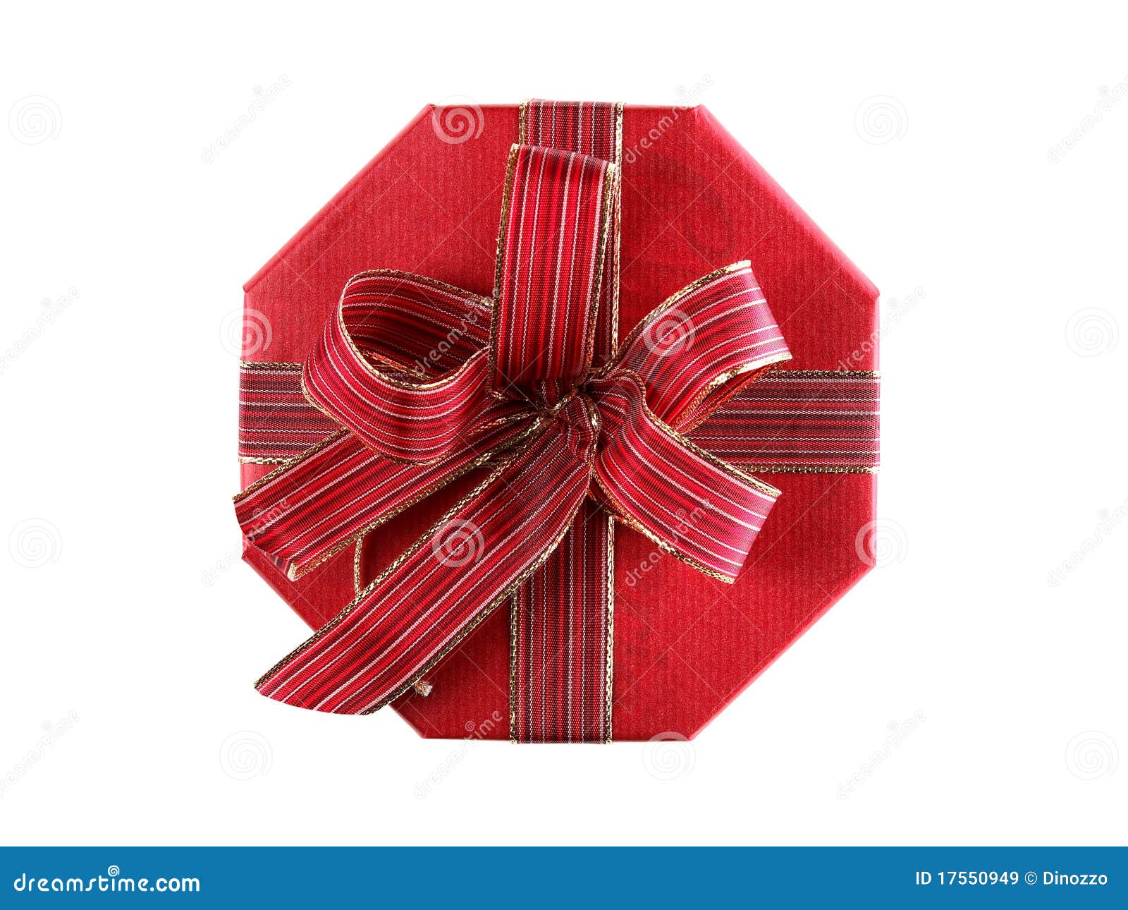Single red present stock image. Image of advent, package - 17550949
