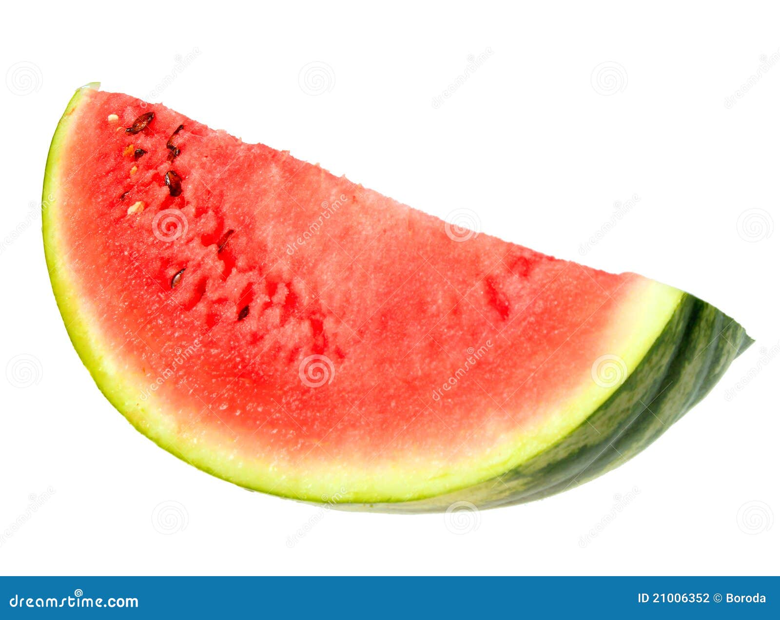 Single Red Slice of Ripe Watermelon Stock Photo - Image of studio ...