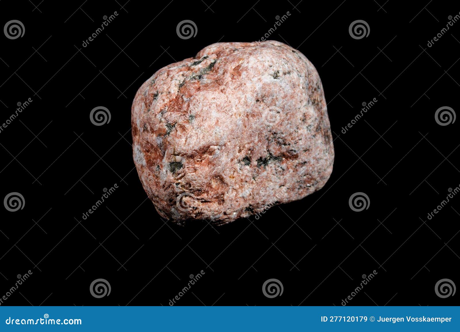 Single Red Stone Isolated on Black Background Stock Image - Image of ...