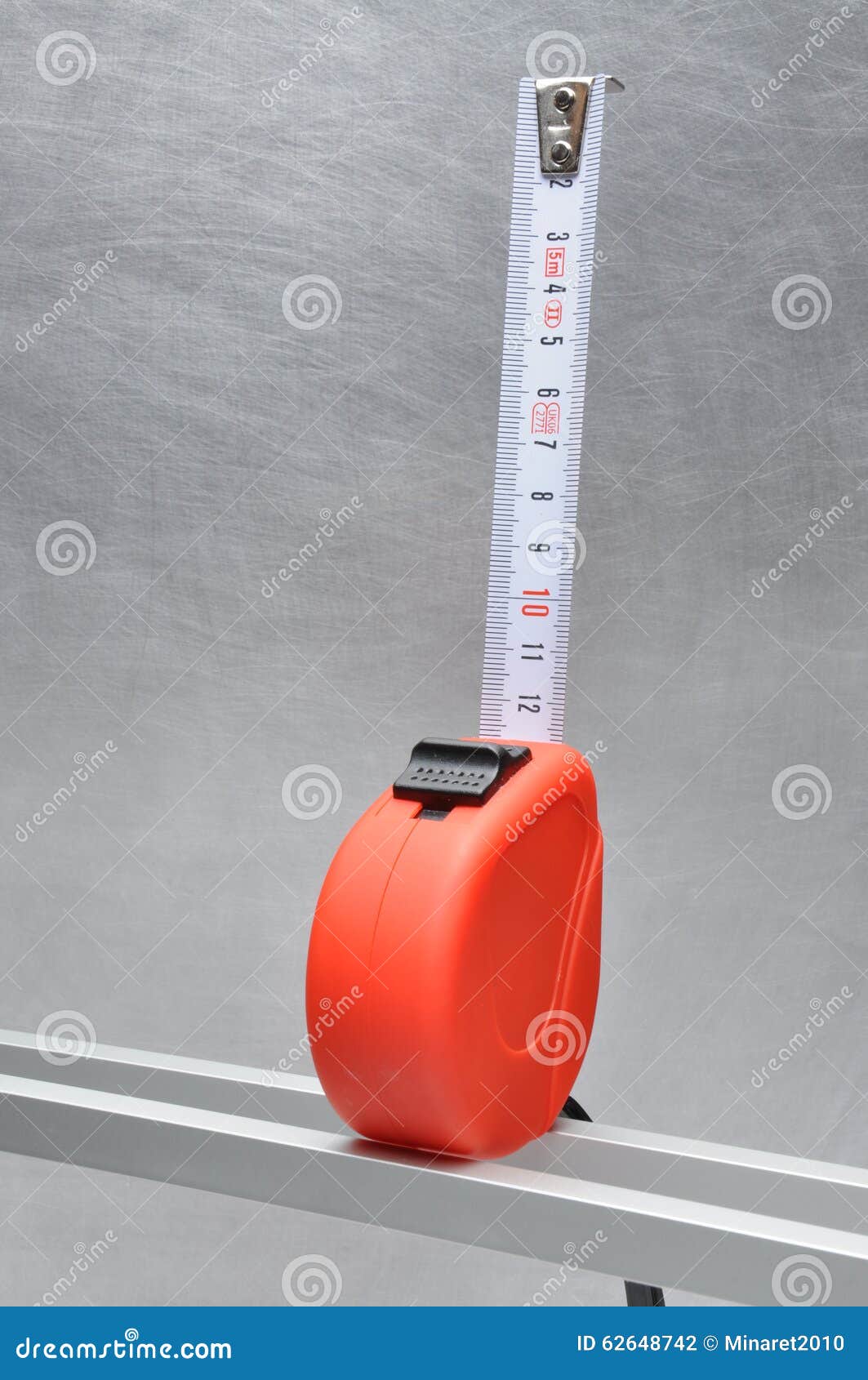 Single red tape measure stock photo. Image of concept - 62648742